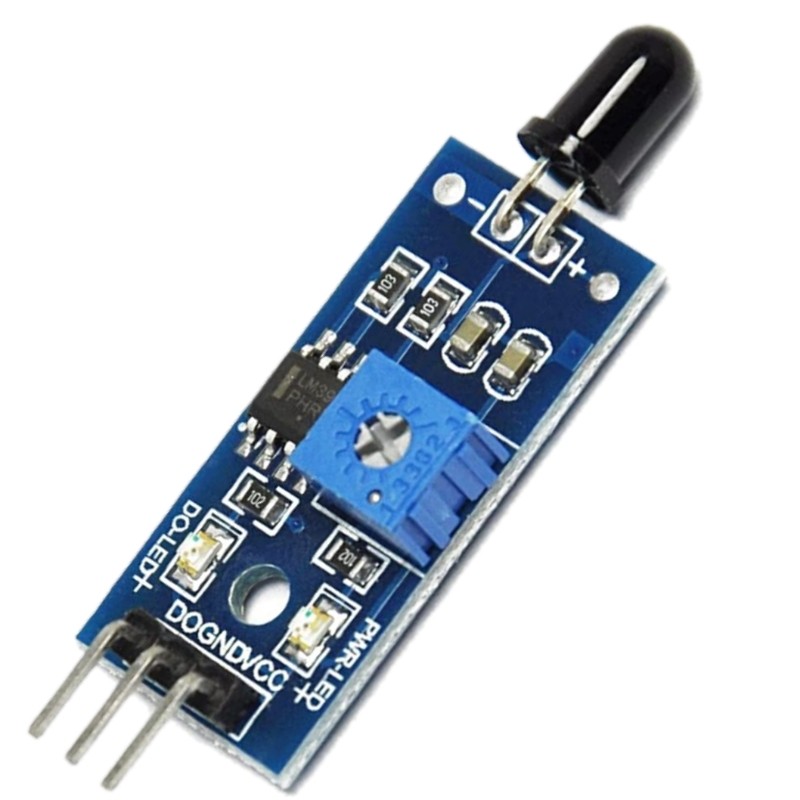 Flame Sensor fire detection module for Arduino - Robogearbd.com
